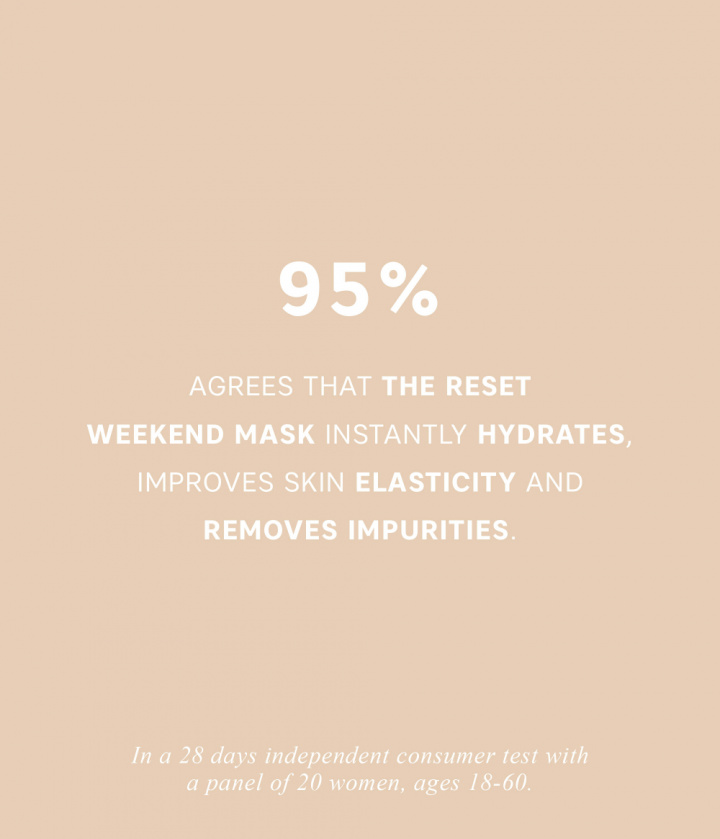 RESET WEEKEND FACE MASK